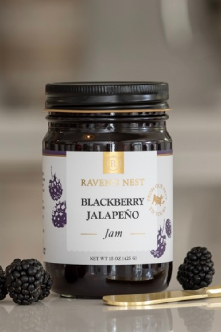 Raven's Nest Blackberry Jalapeño Jam - 15 oz. – Boutique Tallulah